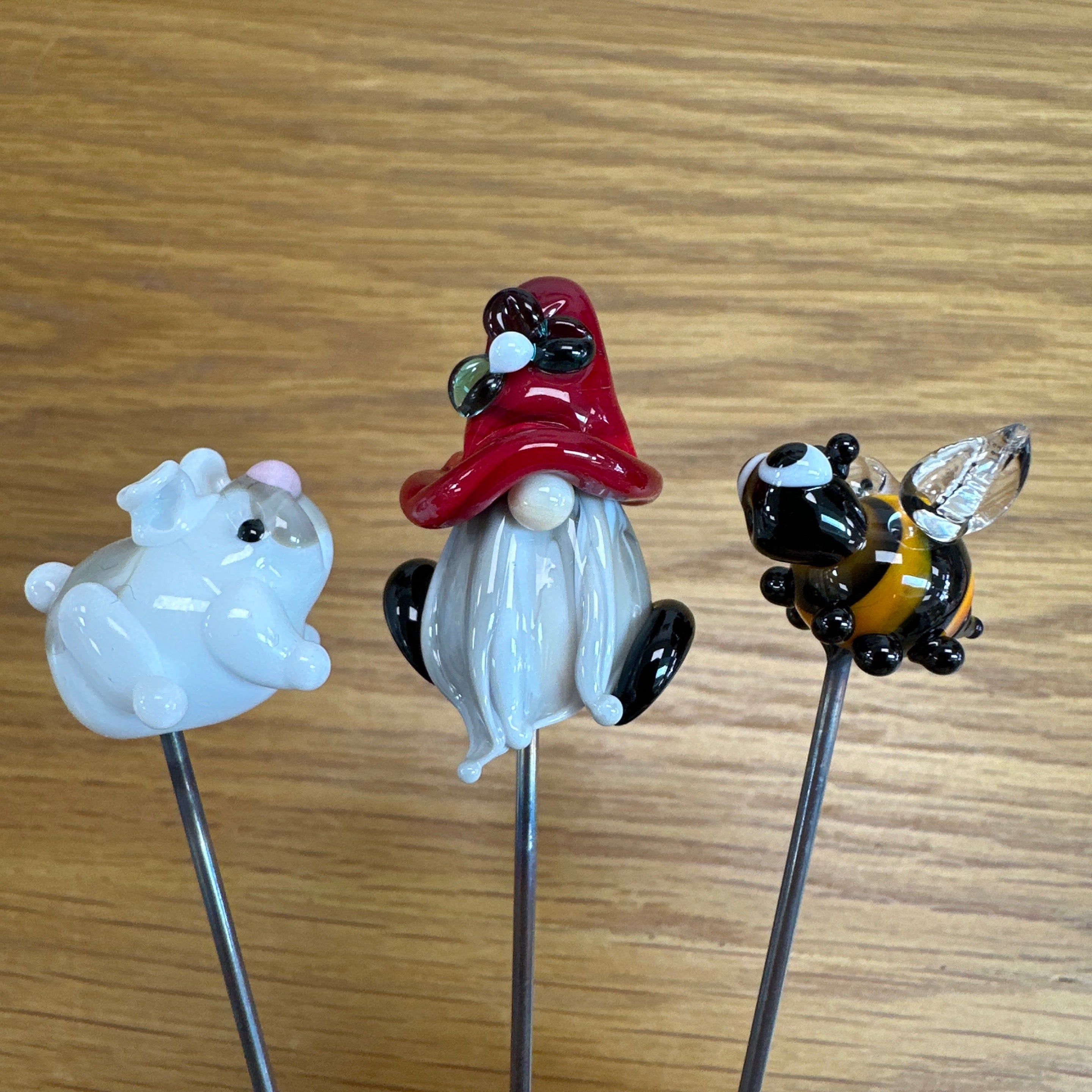 Dino, Bee, Gnome & Santa assorted - Glass Spikes | PIGMENT Monica Reeve